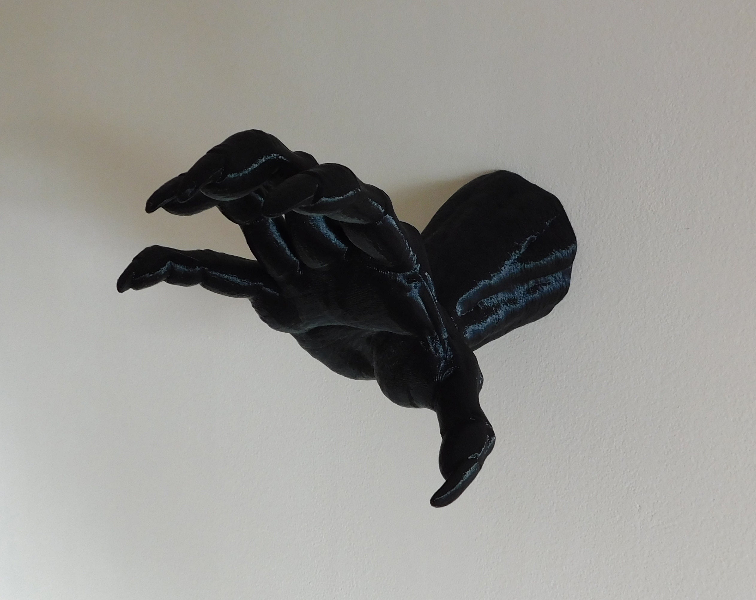 Wall Mounted Hand Devil Hand Designs Reaching From Wall - Etsy UK