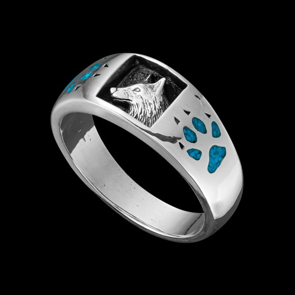 Wolf Ring - Etsy