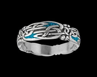 Tribal Wedding Ring - Etsy