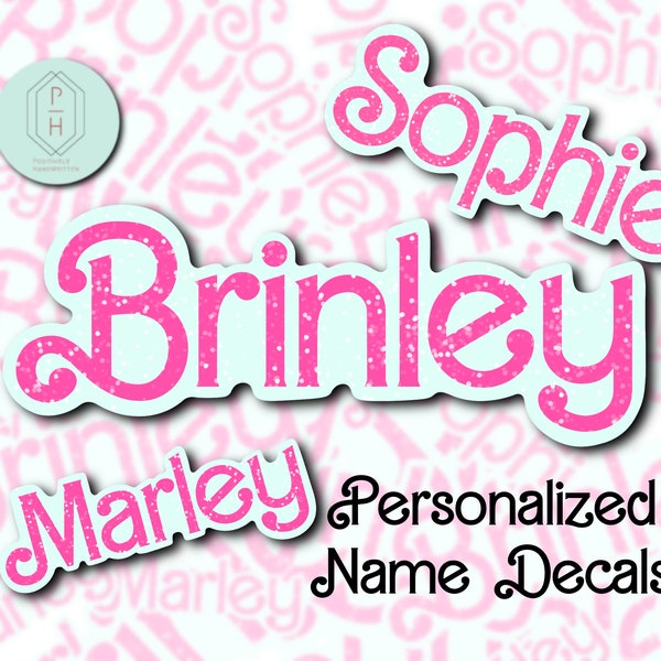 Barbie Font - Etsy