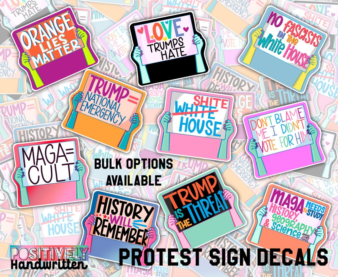 Anti-trump Protest Stickers: Pro-choice, LGBTQ, Women's Rights - Etsy