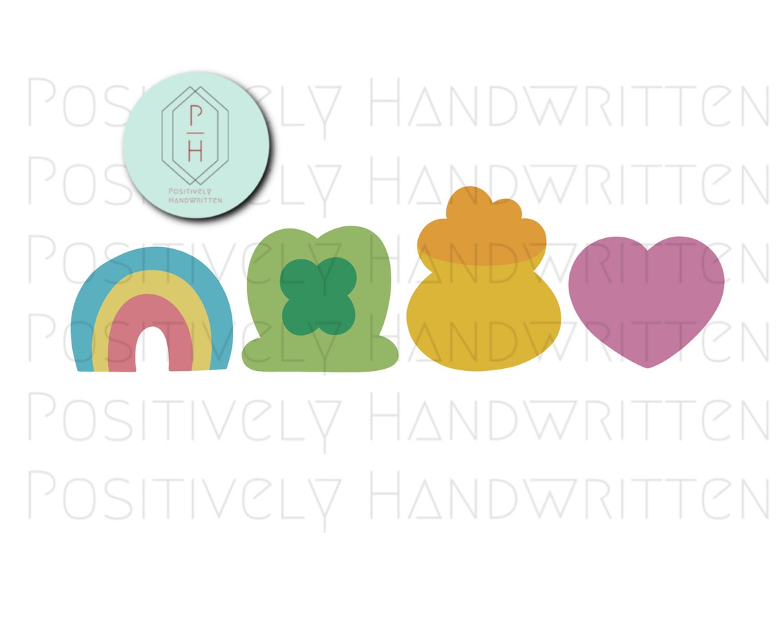 Lucky Charm. PNG Bundle. 4 Colorful St. Patricks Day Design - Etsy