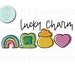 Lucky Charm PNG Bundle. 3 St. Patricks Day Designs for Teacher, Kid ...