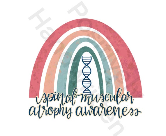 SMA Awareness Ribbon. Boho Rainbow. Spinal Muscular Atrophy - Etsy