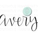 Handwritten, Hand-lettered Names- Avery Bundle | PNG Cut Files for ...