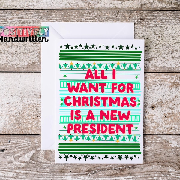 Trump Christmas Card - Etsy