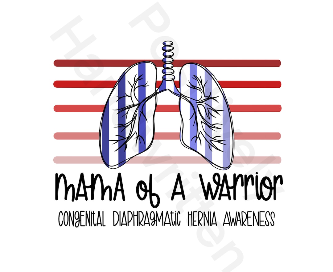 Warrior Mama. CDH Awareness PNG Digital Download. Lungs. Congenital ...