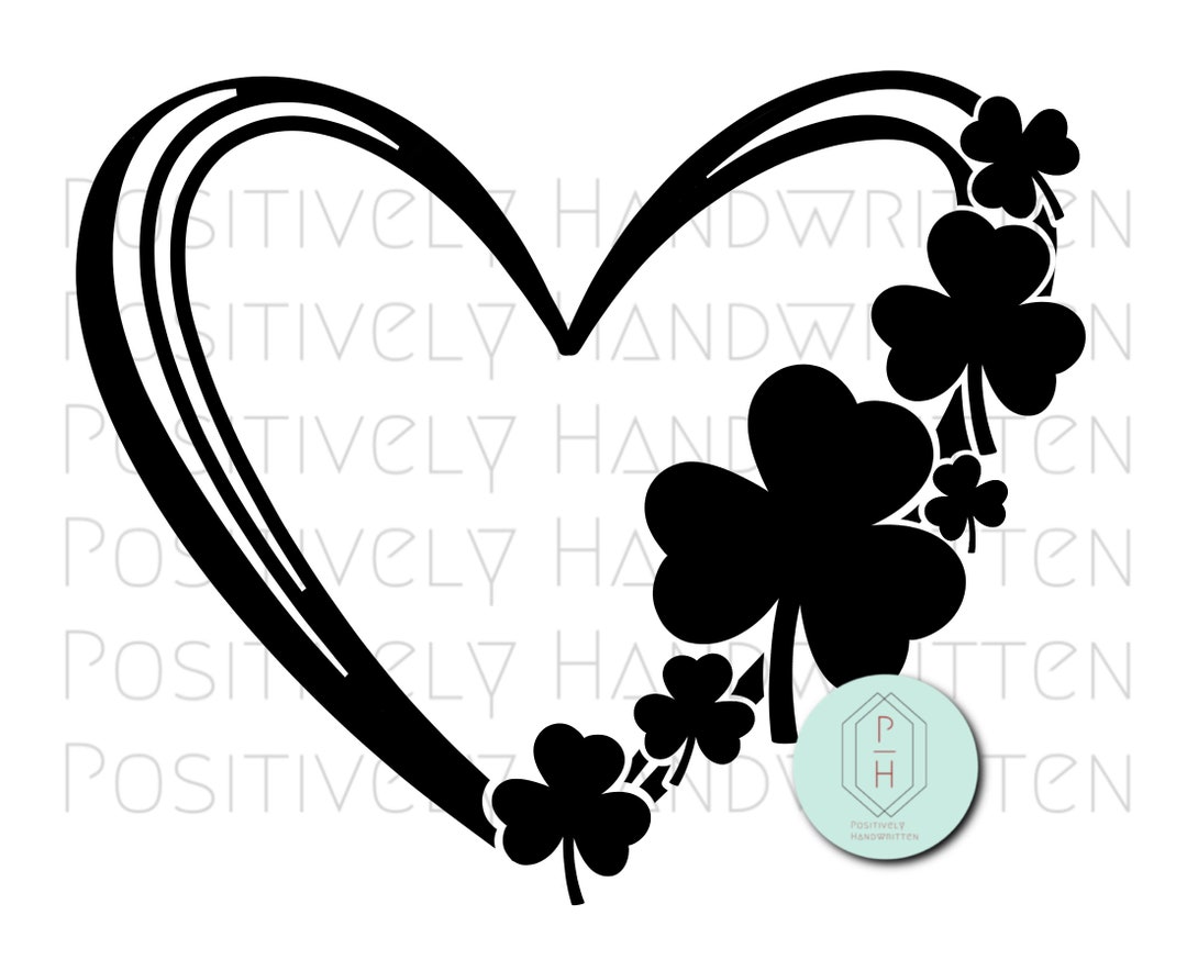 Shamrock Heart Design. St. Patrick’s Day Shirt Design for Teachers ...