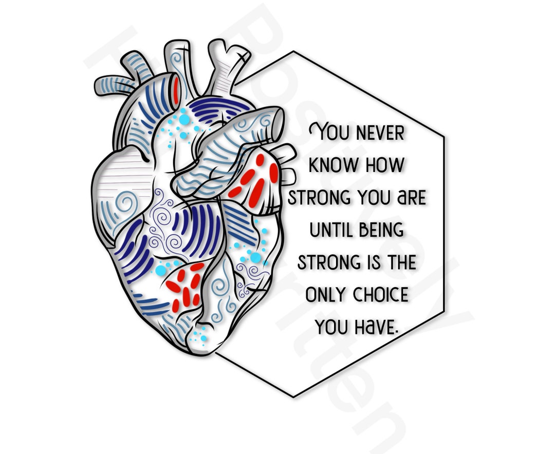 Anatomical Human Heart CHD Instant Download Digital File. Inspirational ...