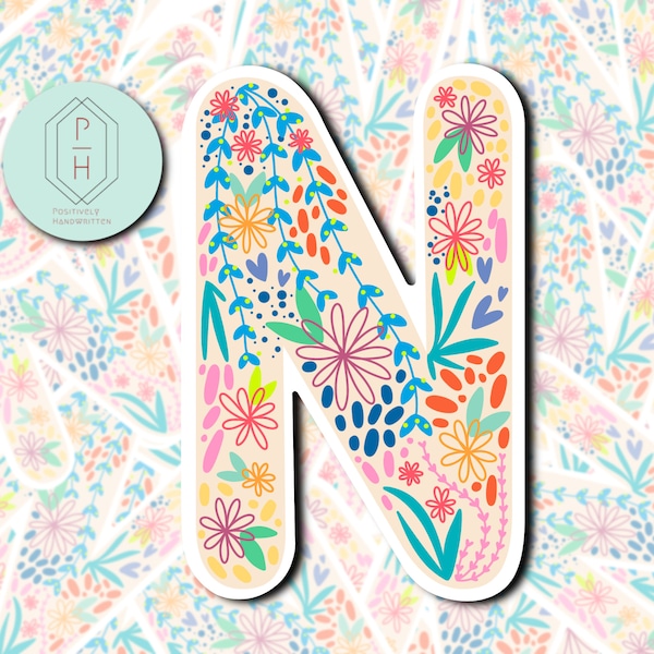 Monogram Letter N - Etsy