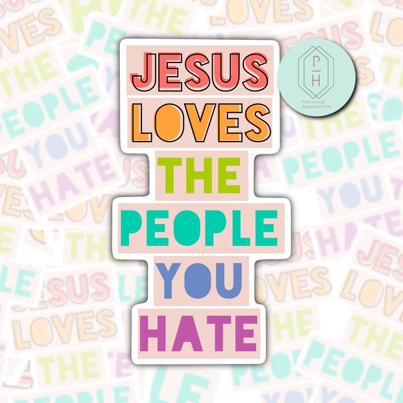Jesus Loves Lgbtq Stickers - Etsy