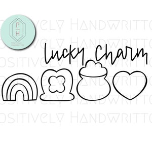 Lucky Charm PNG Bundle. 3 St. Patrick’s Day Designs for Teacher, Kid ...