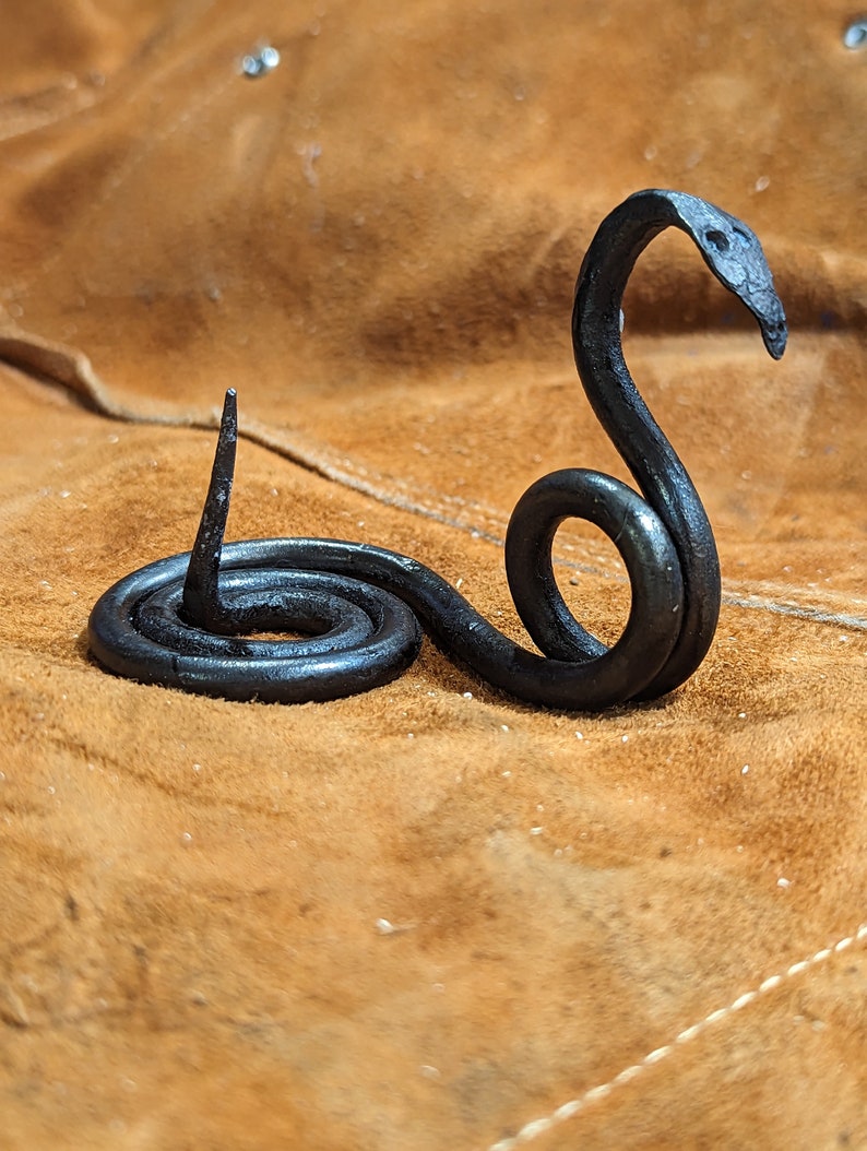 Handmade Metal Serpent Candle Holder: Unique Tapered Candle Stand - Etsy
