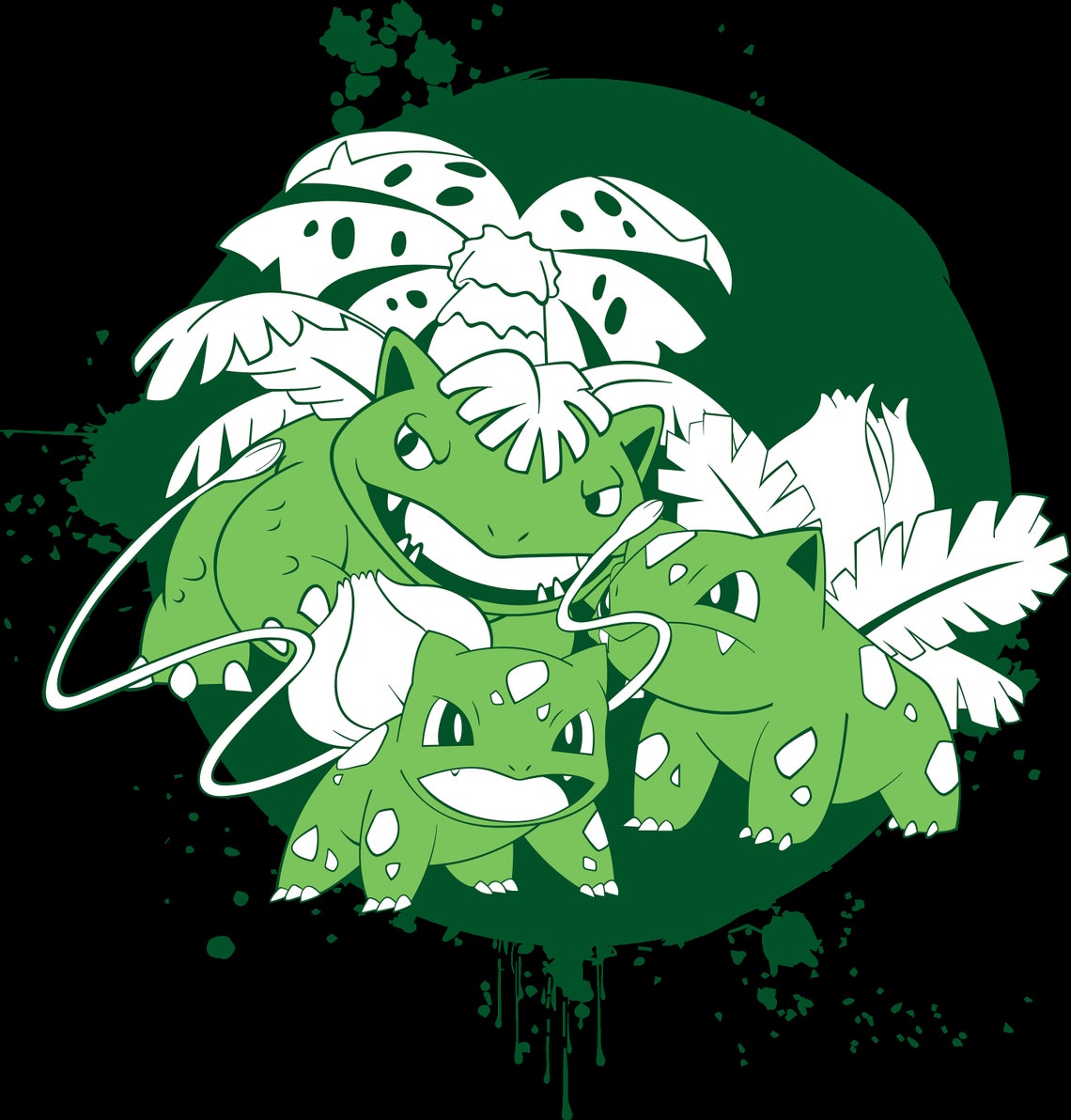 Bulbasaur Graphic Tee - Etsy