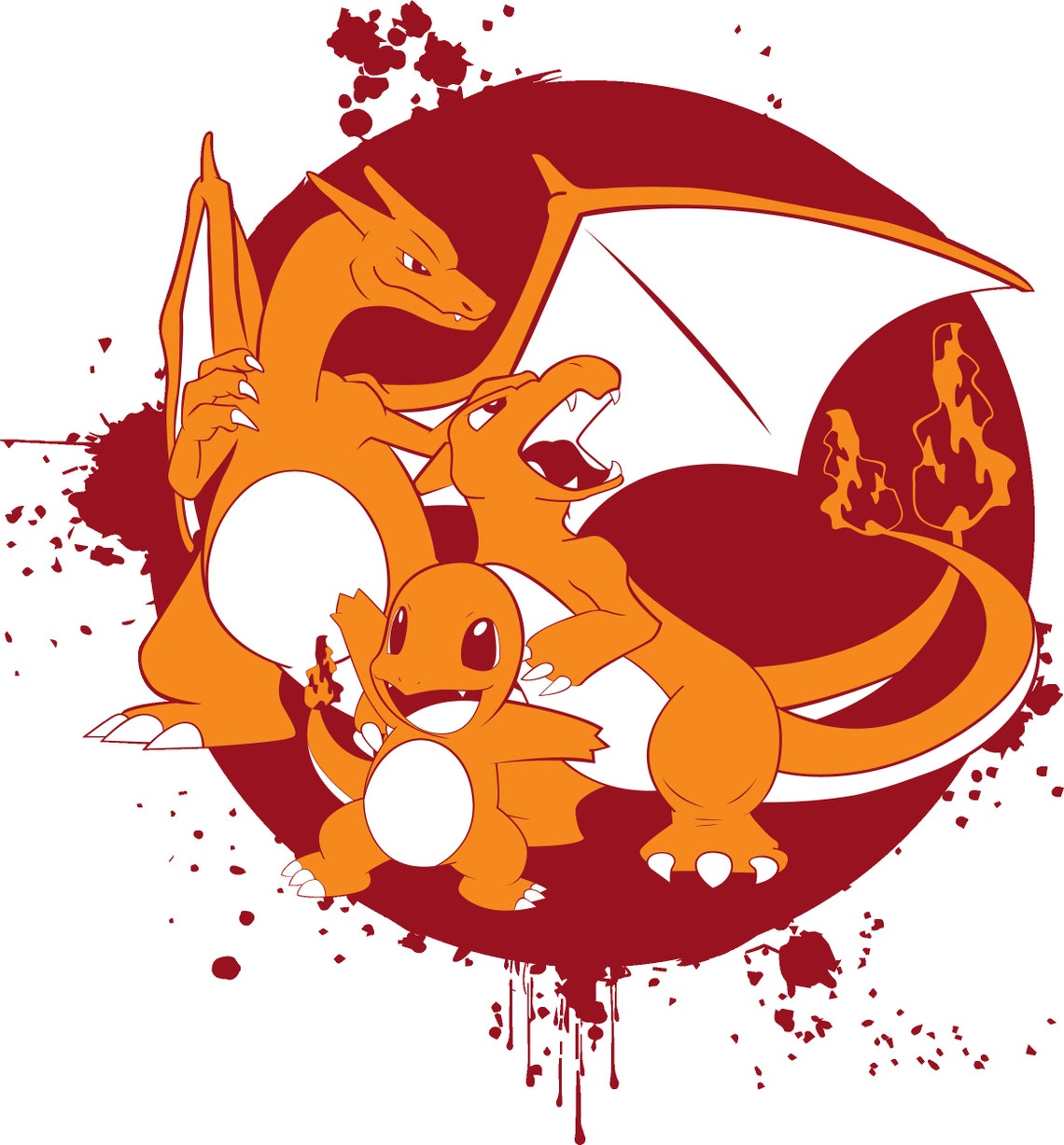 Charmander Graphic Tee - Etsy