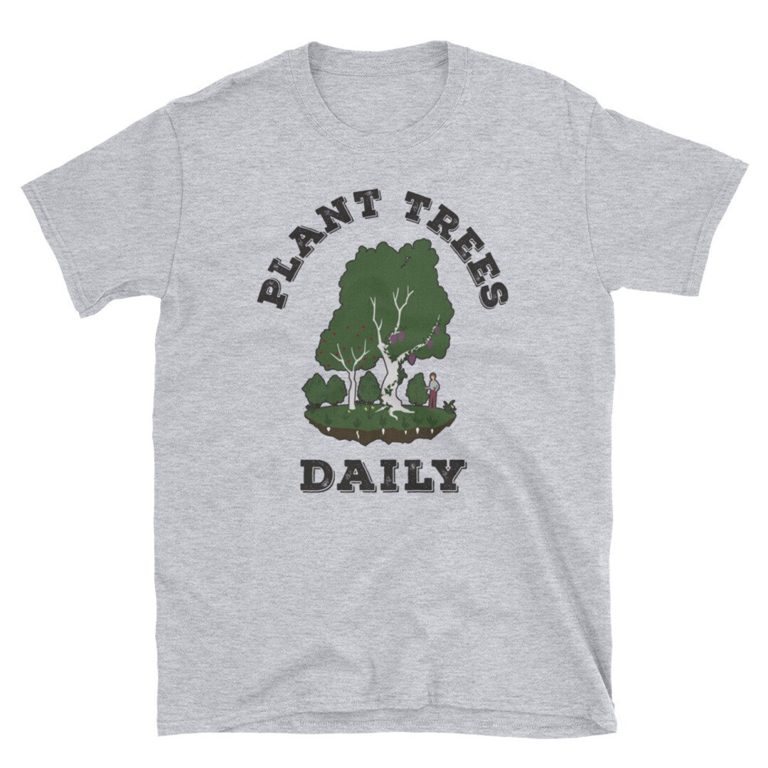 Plant Trees Daily Permaculture Shirt, Edible Forest Farming Short ...