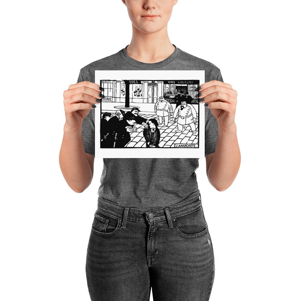 The Anarchist by Felix Vallotton Poster, Political Activist, French ...