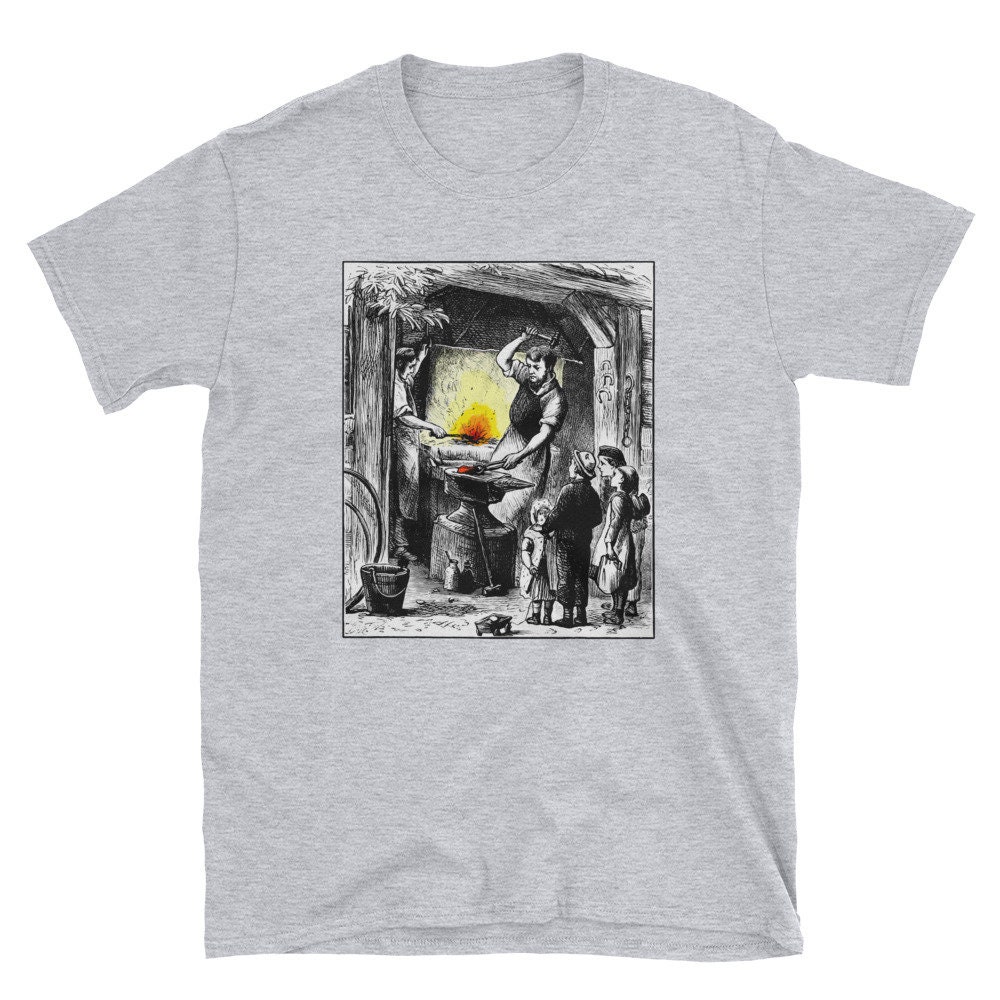 Blacksmith Shirt, the Village Blacksmith by Longfellow Shirt ...