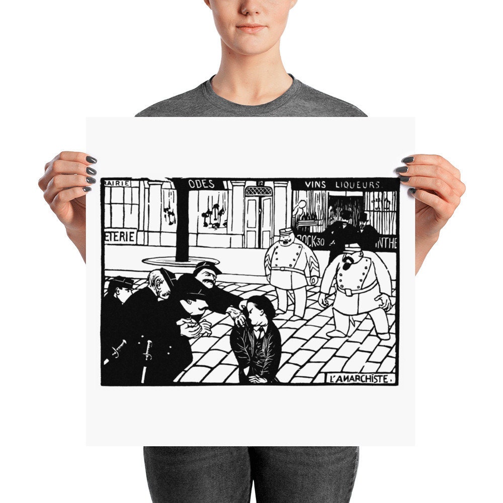The Anarchist by Felix Vallotton Poster, Political Activist, French ...