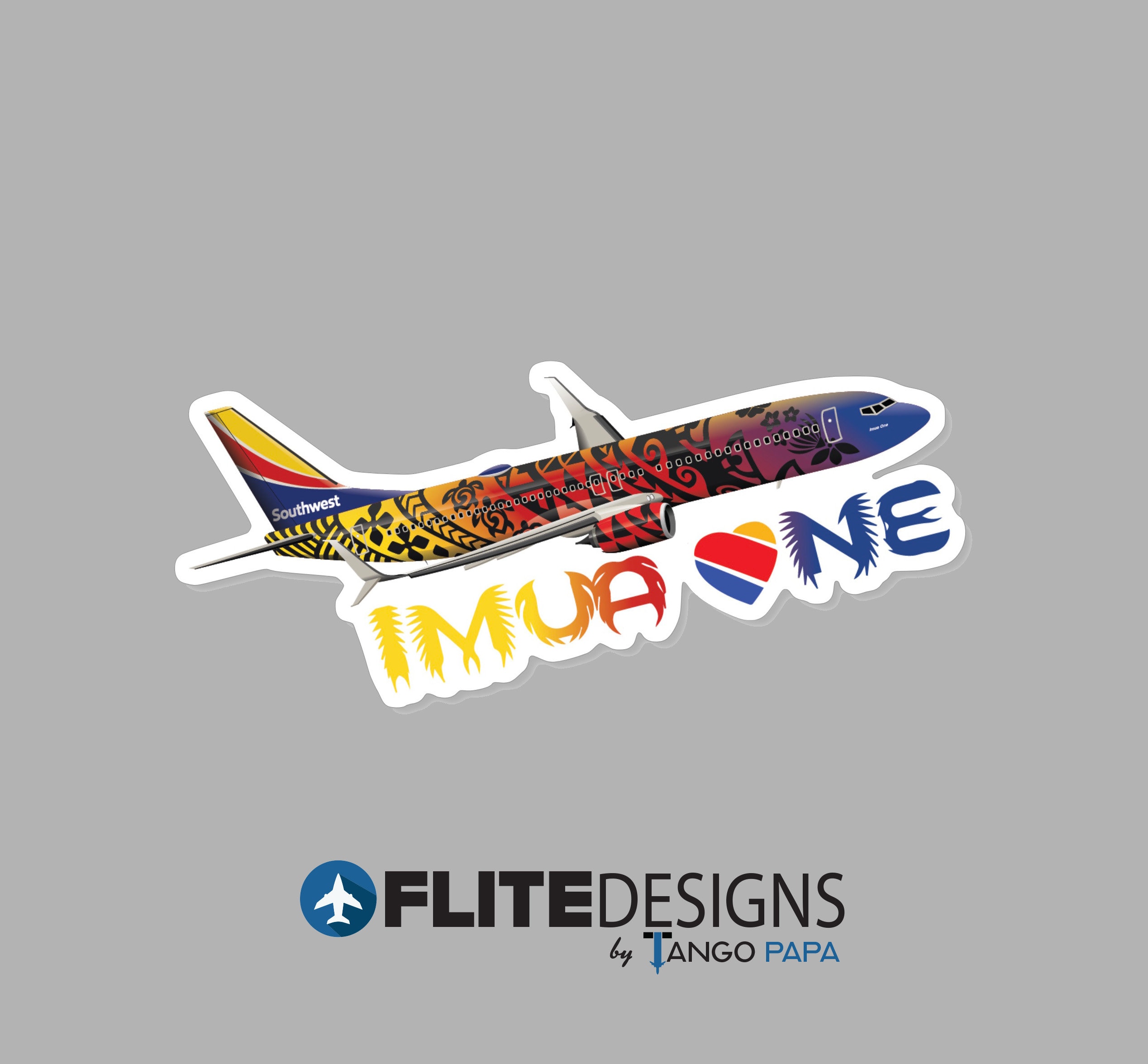 Imua One Southwest Airlines 737 Max SWAPA Flight Sticker Pilot Pilot Gift Flight Attendant - Etsy