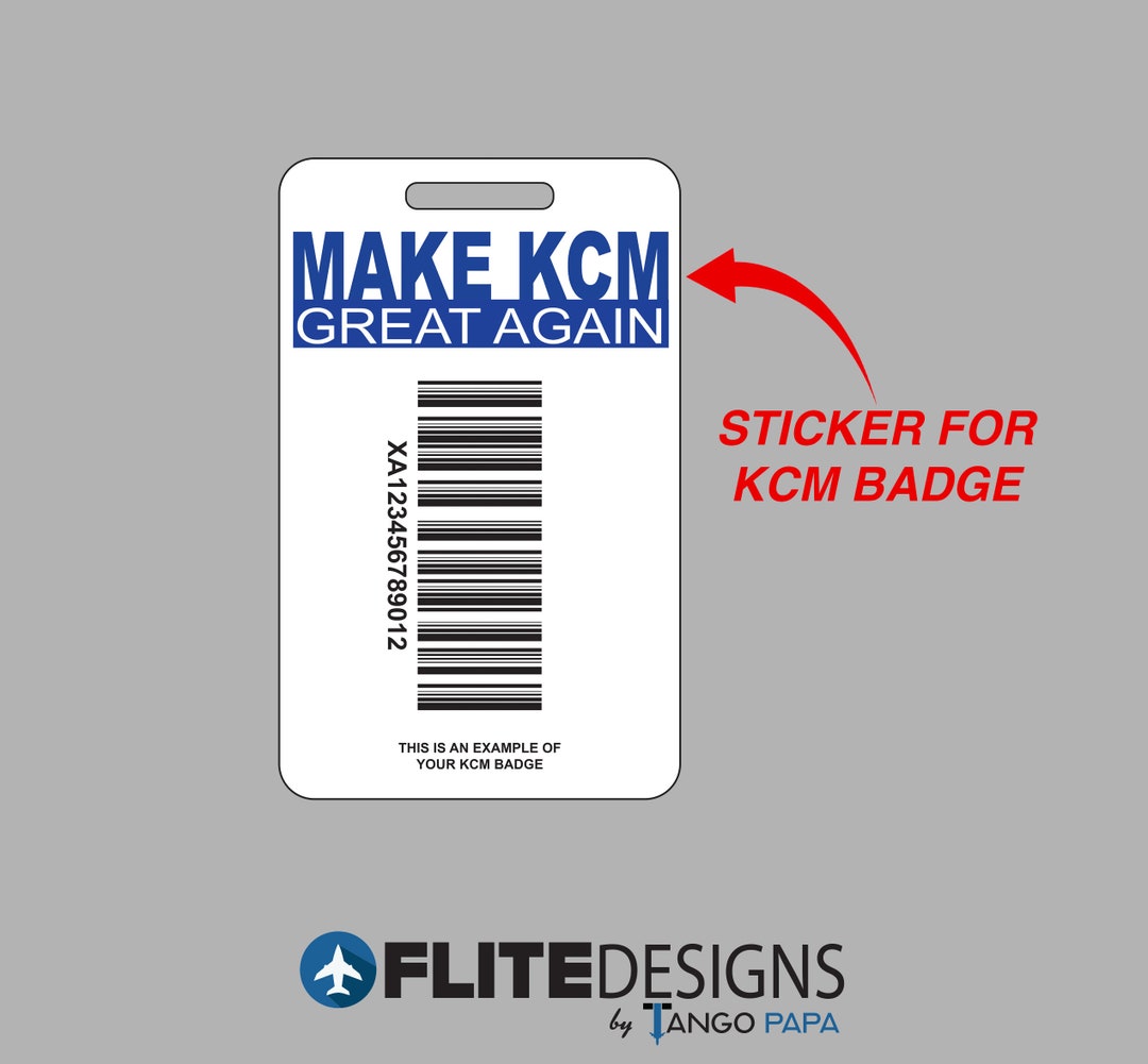Original Make KCM Great Again Vinyl Sticker for KCM Badge - Known ...