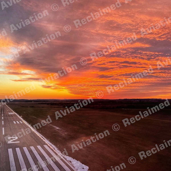 Airport Runway Print - Etsy