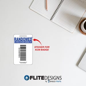 Original Randomed Crewmember® Vinyl Sticker for KCM Badge - Known ...