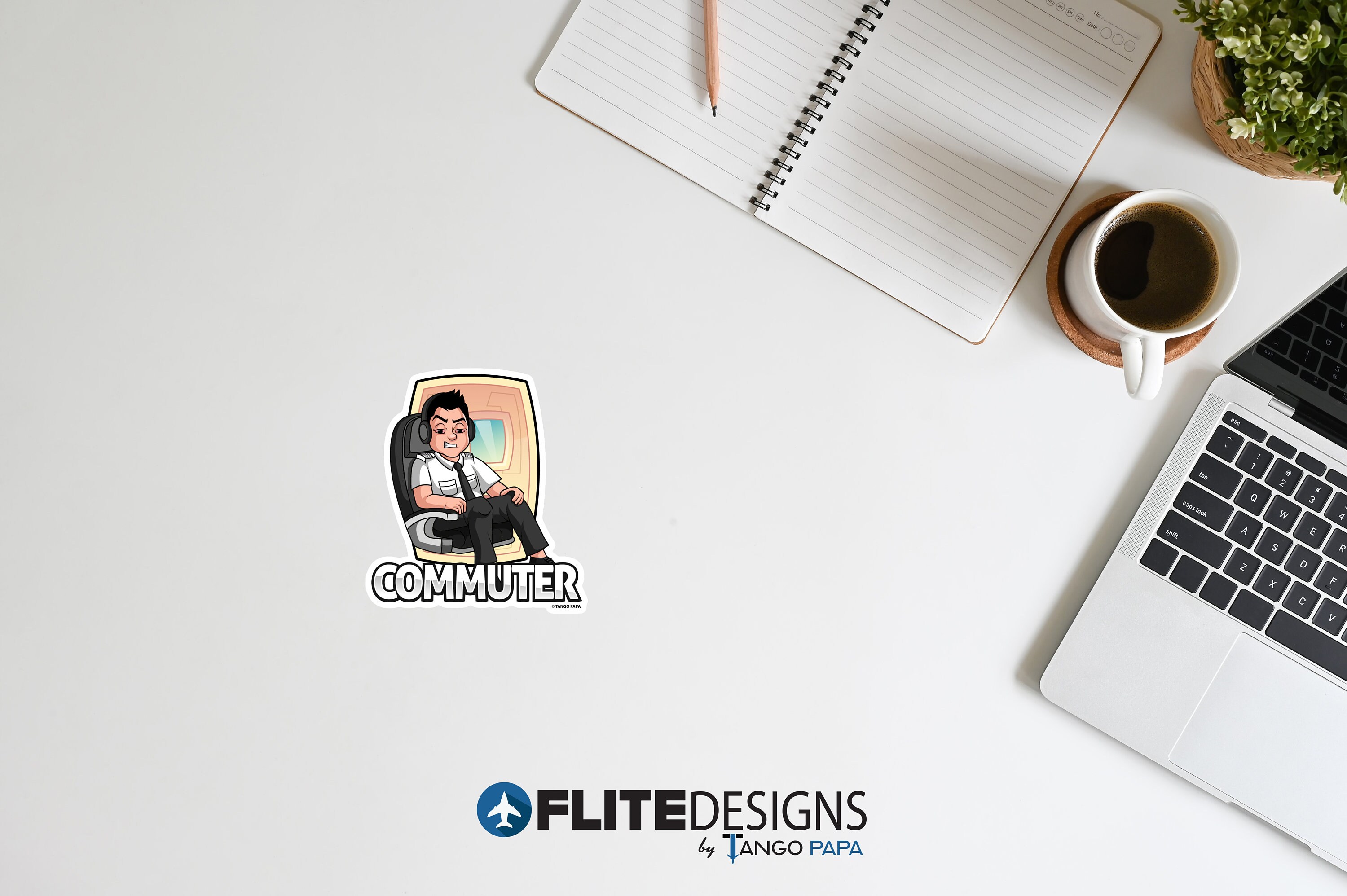 Commuter Pilot Sticker | Funny Aviation Gift - Etsy