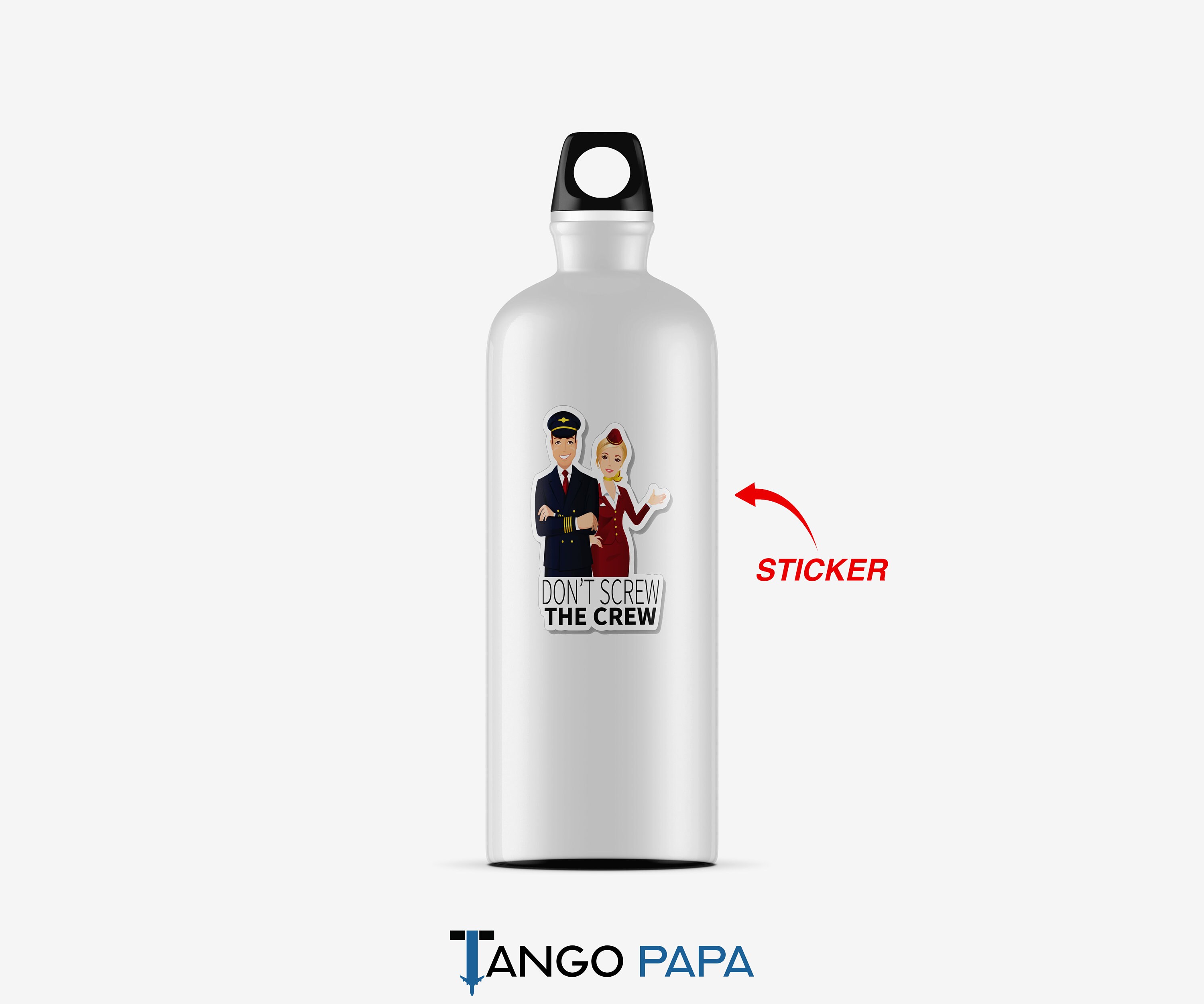 Don't Screw the Crew Aviation Sticker Aviation Sticker - Etsy