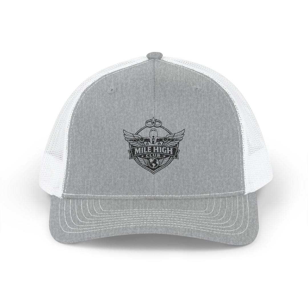 Mile High Logo Cap | Snapback Hat, Embroidered Mesh Back - Etsy