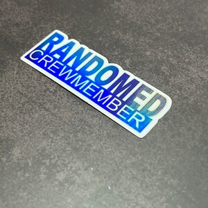 Original Randomed Crewmember® Holographic Aviation Sticker - Known ...