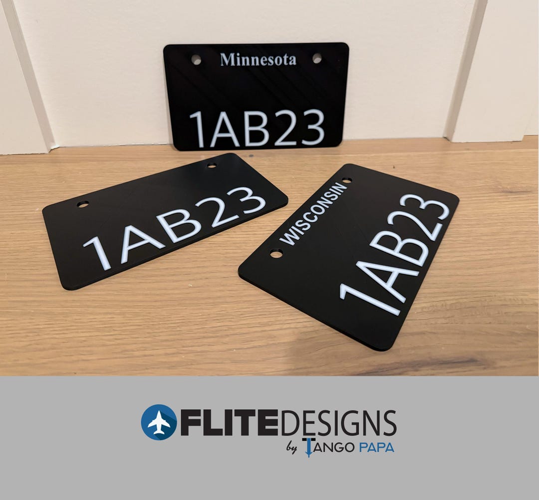 Custom Blackout License Plate: ATV, UTV, Side by Side - Minnesota ...