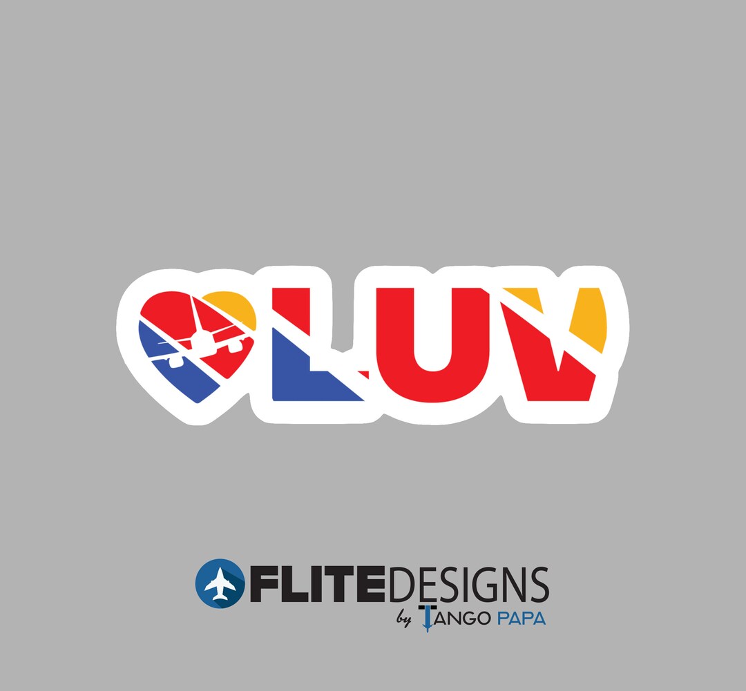 LUV - Southwest Airlines - 737 - SWAPA - Flight Sticker - Pilot - Pilot ...