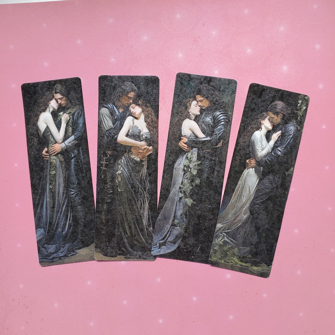 Gothic Couple Bookmarks / Dark Academia / Gifts for Booklovers ...