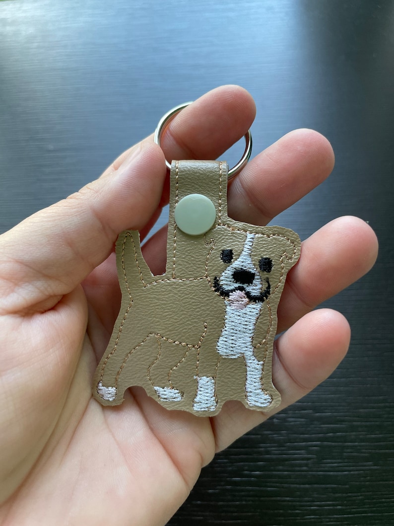 Pitbull Full Body Key Fob - Etsy
