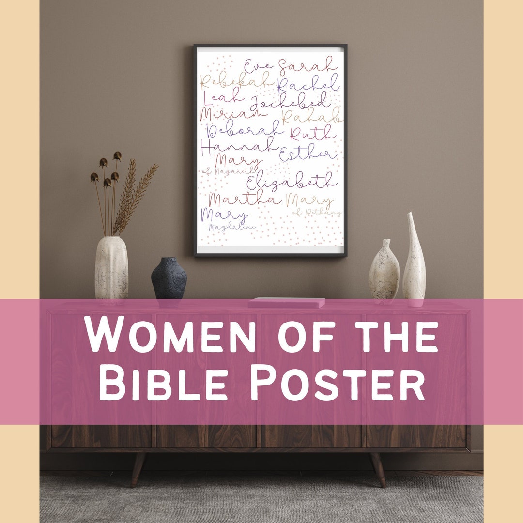 Printable Women of the Bible Poster | Christian Printable ...
