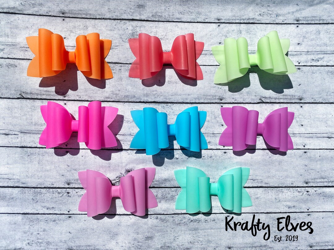 Waterproof Jelly Bow, Swim and Pool, Plastic Clip or Headband - Etsy