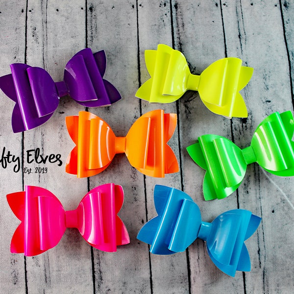 Neon Color Bows - Etsy