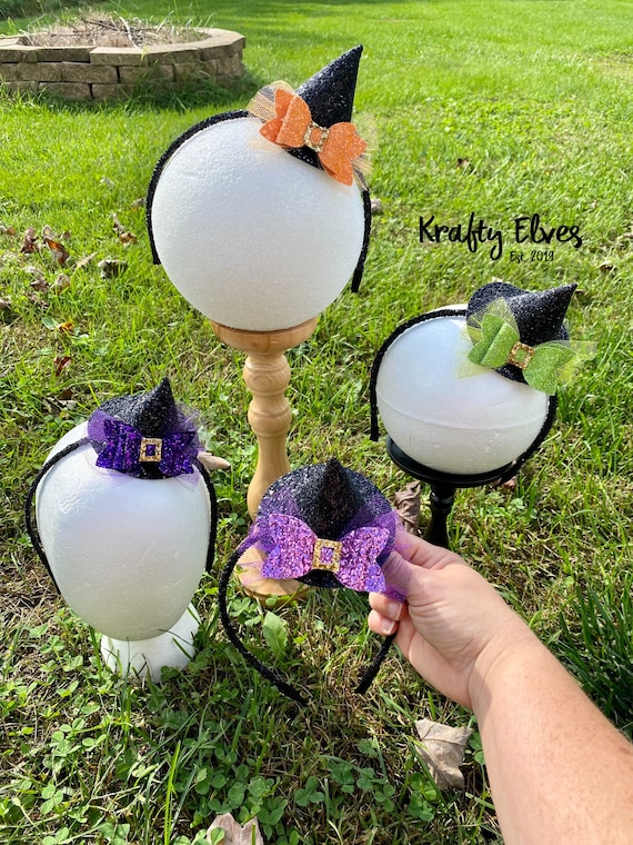 Witch Hat Mini Witch Hat Halloween Hat Glitter Witch Hat | Etsy