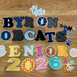 DIY Letter Kits for Senior Overalls - Etsy