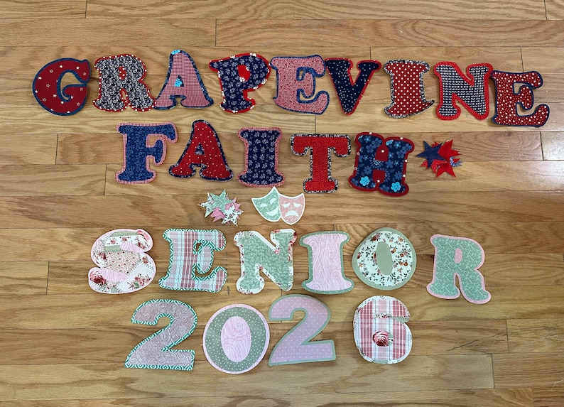 DIY Letter Kits for Senior Overalls - Etsy