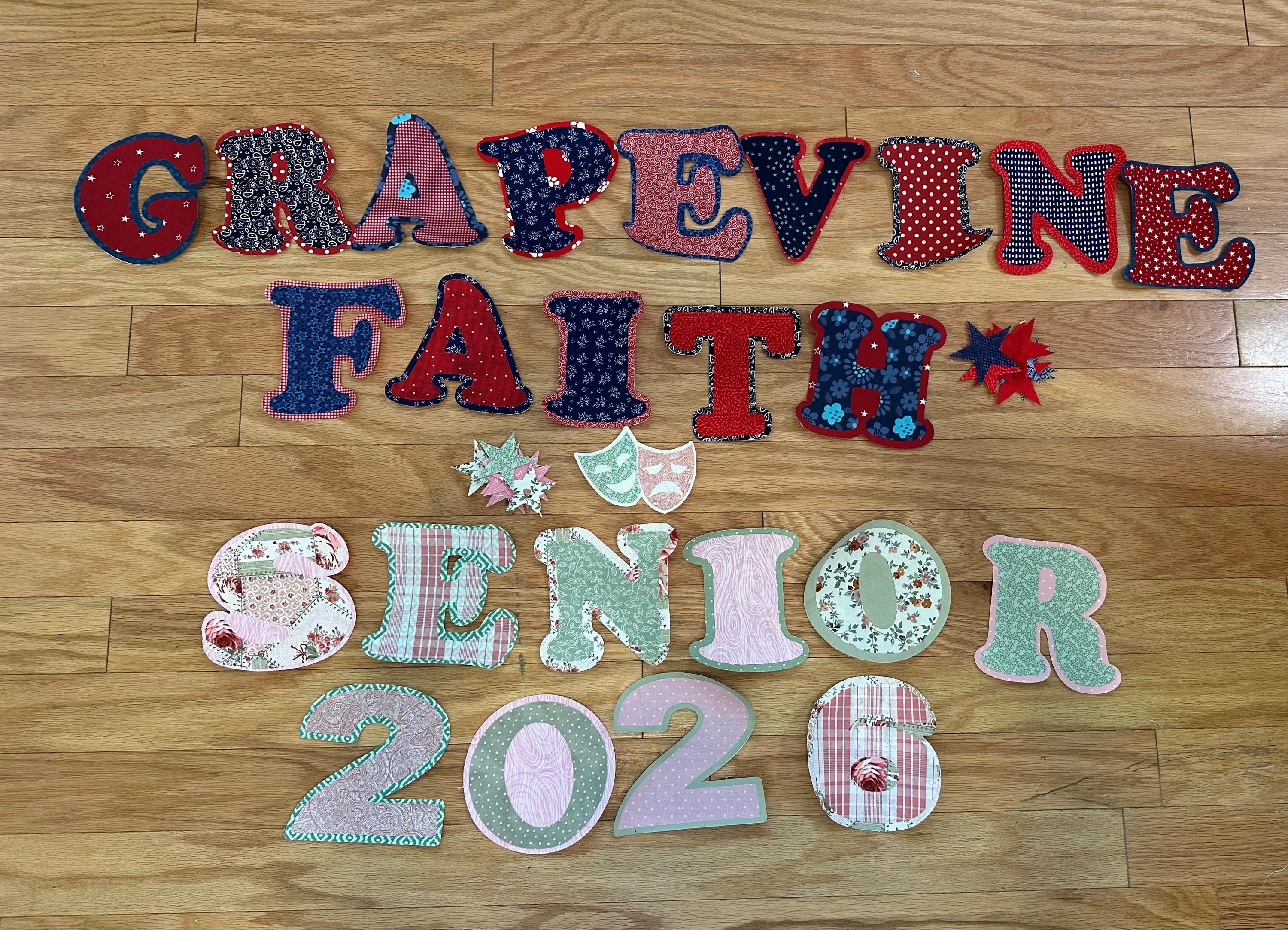 DIY Letter Kits for Senior Overalls - Etsy