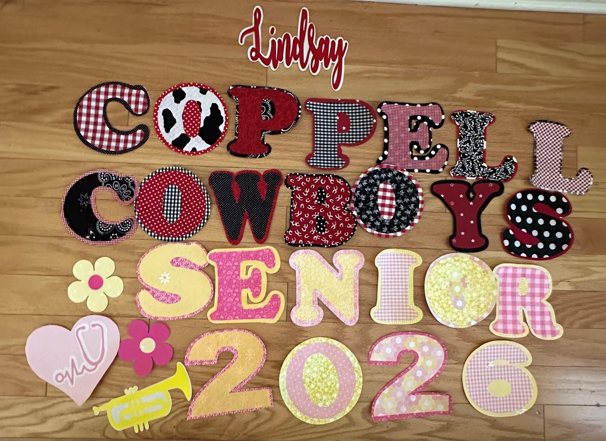 DIY Letter Kits for Senior Overalls - Etsy