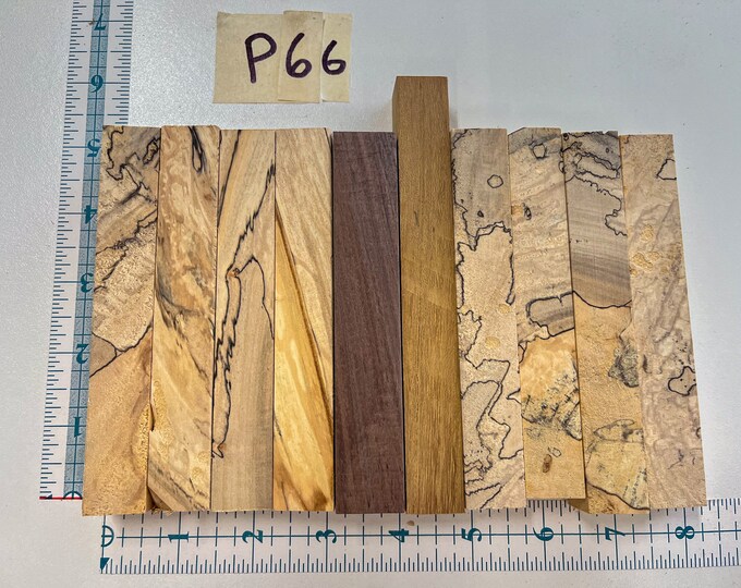 P66 Spalted Box Elder (acer Negundo) Domestic Exotic Hardwood Pen ...