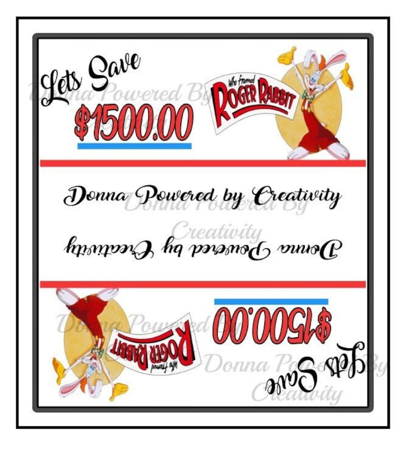 Donna Powered by Creativity Lets Save Envelope for R Saving Challenge ...