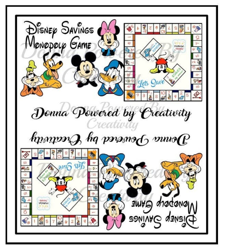 Donna Powered by Creativity ENVELOPE Lets Save Saveopoly Monopoly ...