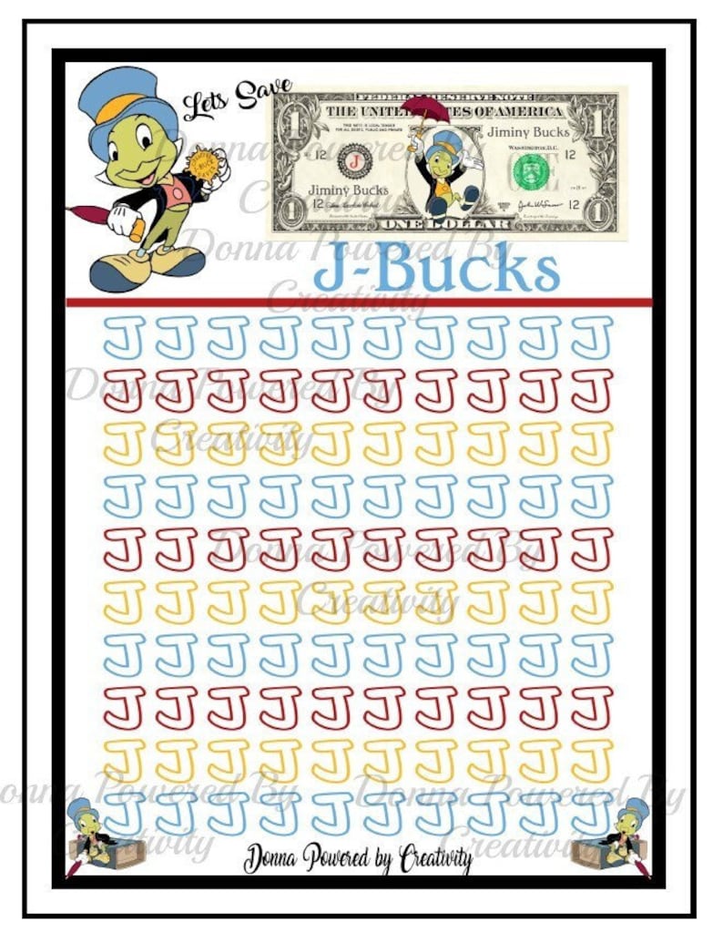 Donna Powered by Creativity Lets J-bucks Jiminy Cricket Save Saving ...