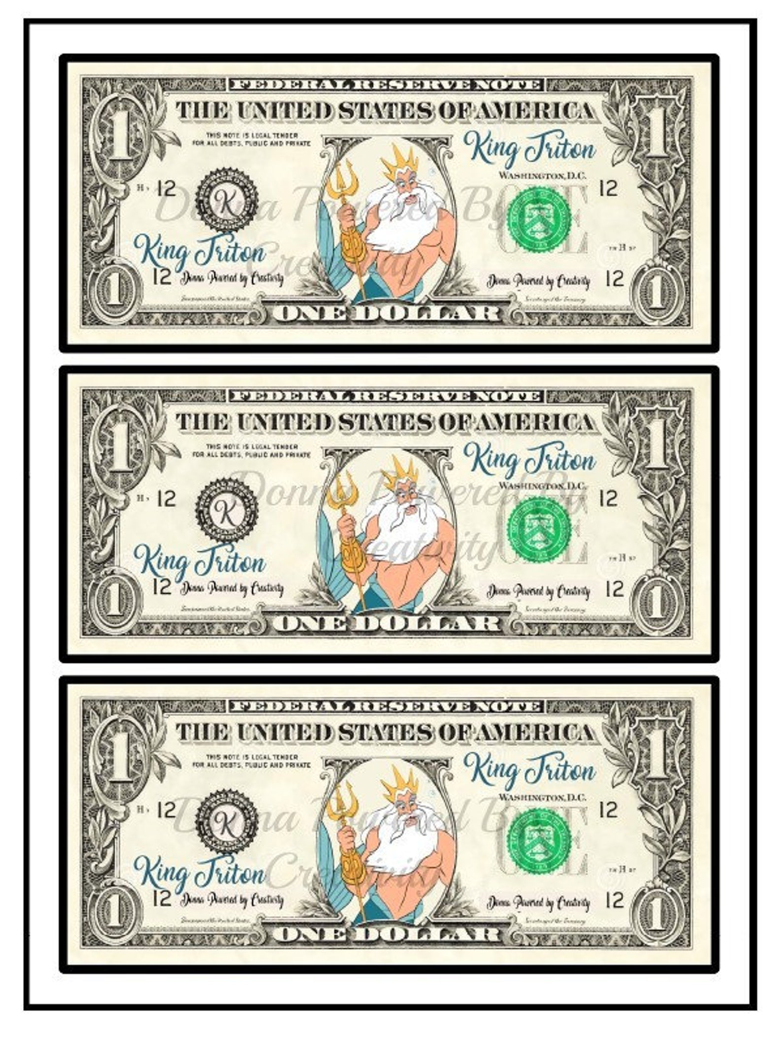 Donna Powered by Creativity Lets Save One Dollar Place Holder for ...