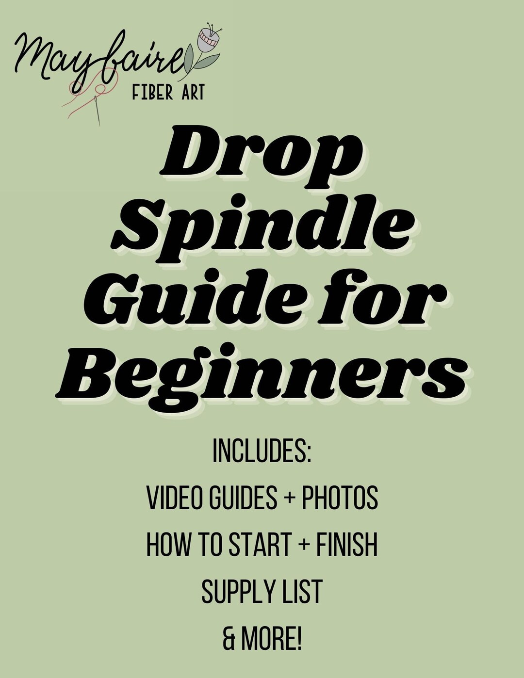 Drop Spindle Guide for Beginners a Comprehensive DIGITAL Pdf File - Etsy