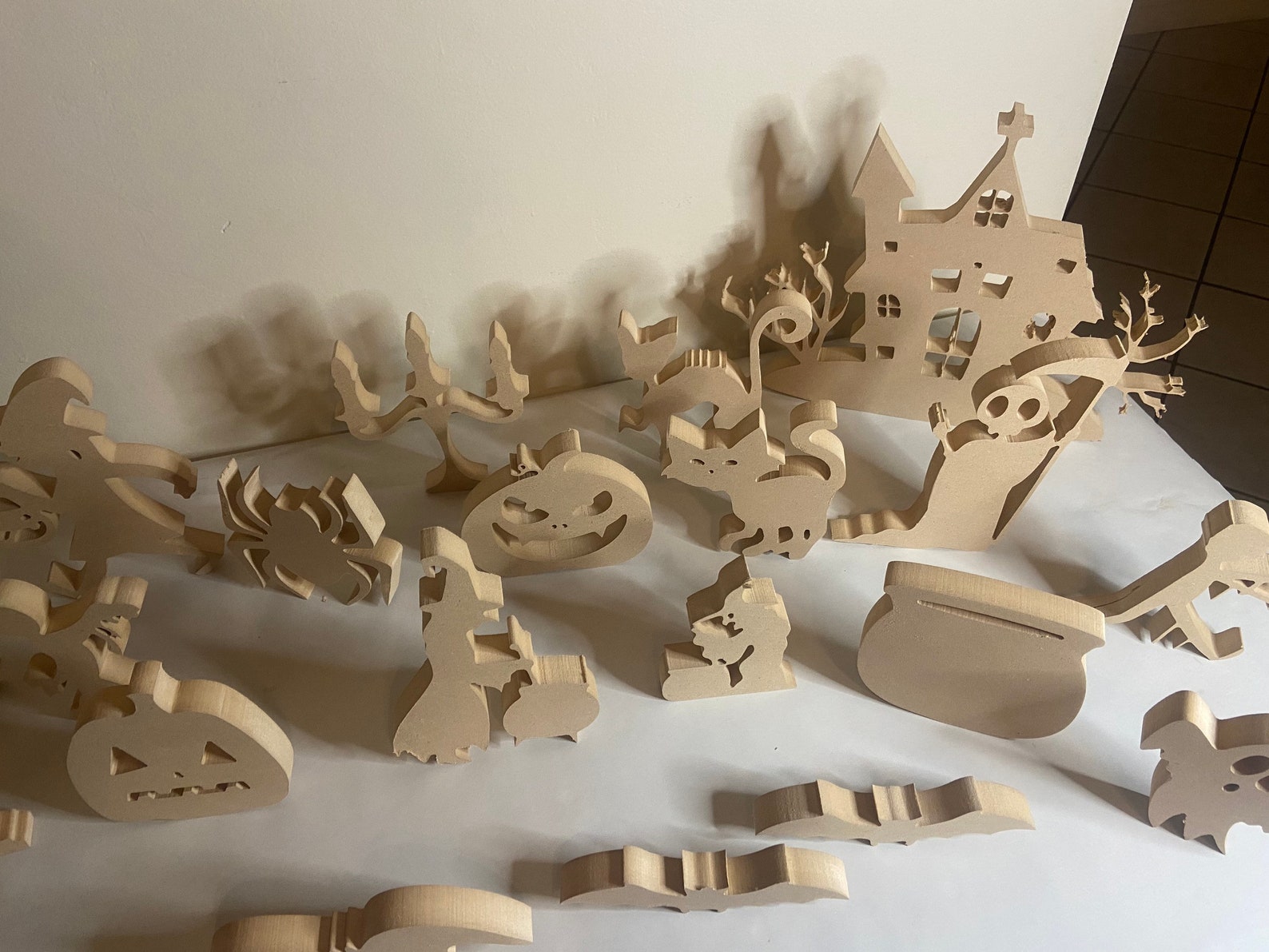 Halloween Spooky Wood Cutouts | Etsy